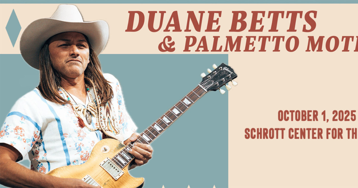 Duane Betts & Palmetto Motel in Indianapolis at Butler Arts