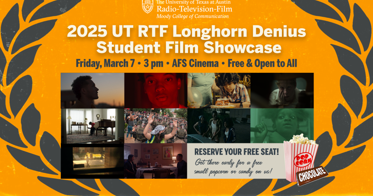 2025 UT RTF Longhorn Denius Student Film Showcase (FREE) | Do512