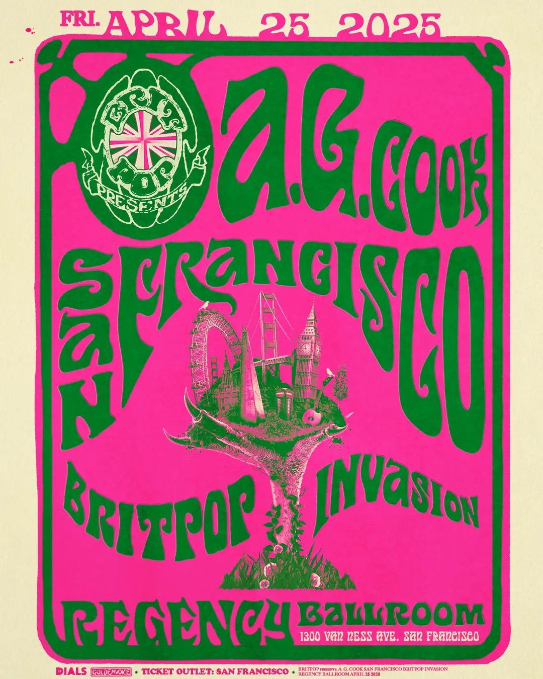 A. G. Cook in San Francisco at The Regency Ballroom