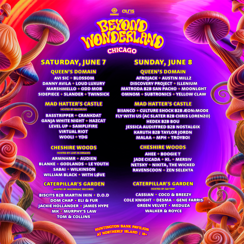 Beyond Wonderland 2025 in Chicago at Huntington Bank Pavilion at