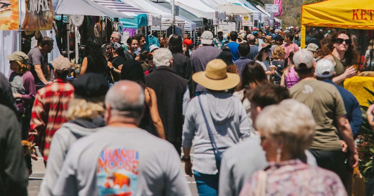 Encinitas Spring Street Fair in San Diego at Encinitas