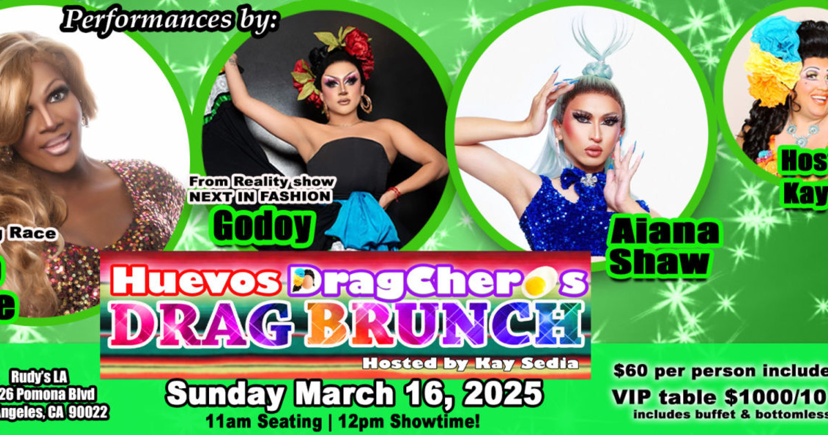 Kay Sedia's HUEVOS DRAGCHEROS Drag Brunch in Los Angeles at