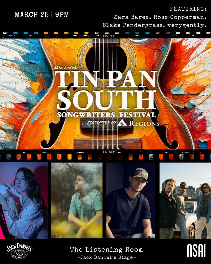 Tin Pan South: Sara Bares, Ross Copperman, Blake Pendergrass,