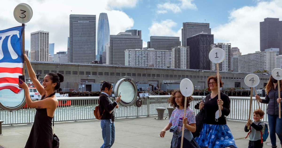 Pi (π) Day in San Francisco at Exploratorium