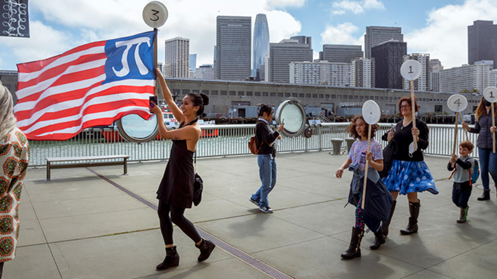 Pi (π) Day in San Francisco at Exploratorium