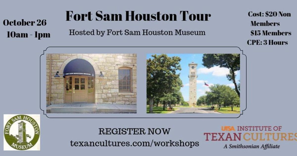 Teacher Workshop: Fort Sam Houston Tour in San Antonio at UTSA
