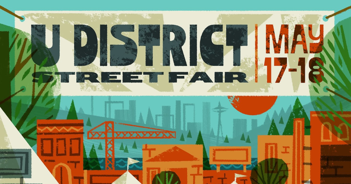 U District Street Fair 2025 in Seattle at University District