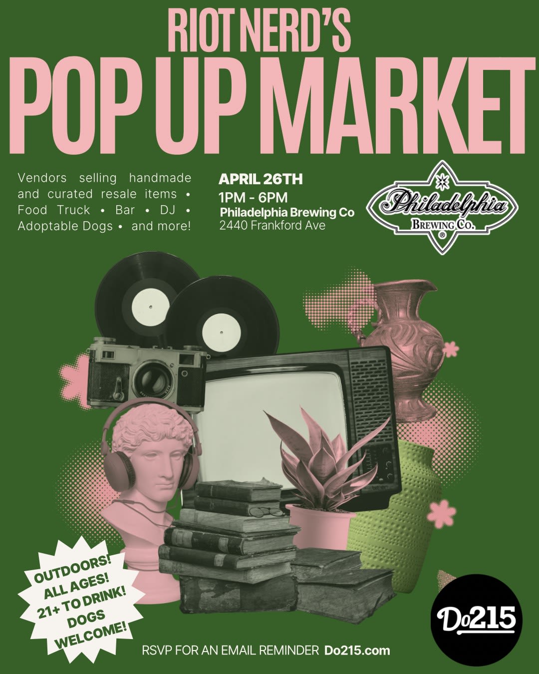 Spring Pop Up Market in Philadelphia at Philadelphia Brewing