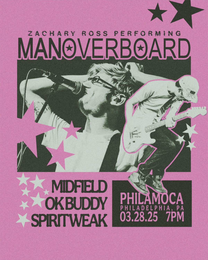 Zachary Ross performing Man Overboard w/ Midfield, OK Buddy,