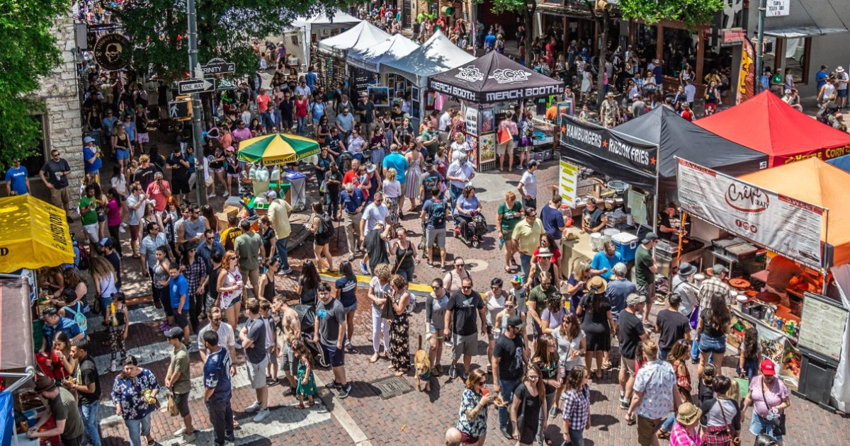 50th Annual Pecan Street Festival in Austin at Hill Country