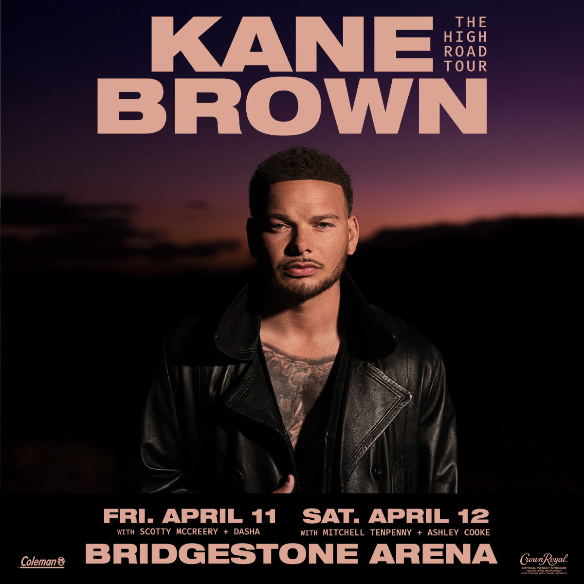 Kane Brown: The High Road Tour with Scotty McCreery & Dasha in