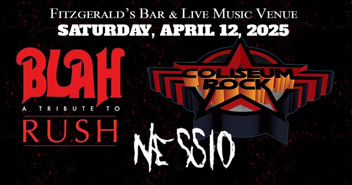 NESSIO, Coliseum Rock and Blah Tribute to RUSH in San Antonio at