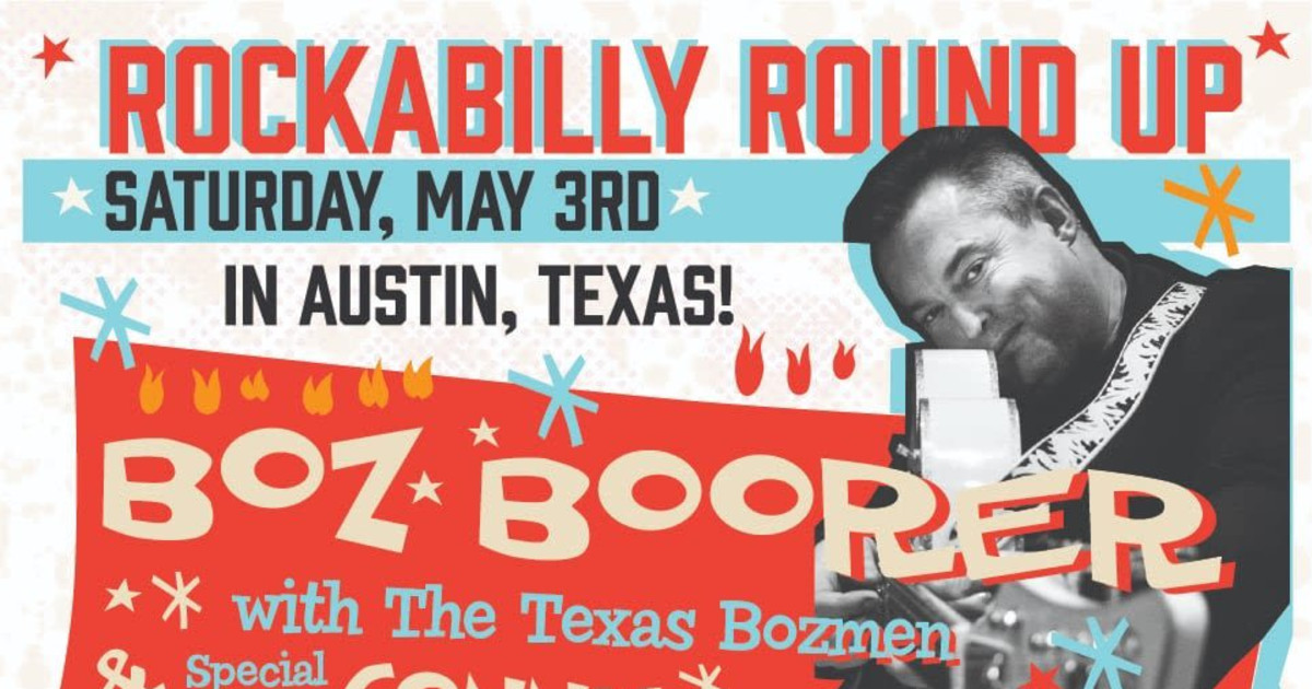 Boz Boorer with The Texas Bozmen & special guest Sonny George in