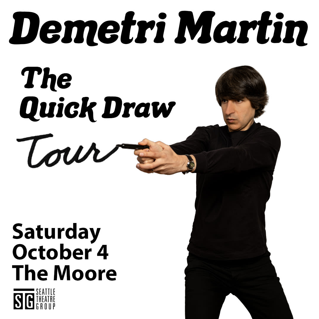 Demetri Martin in Seattle at The Moore Theatre