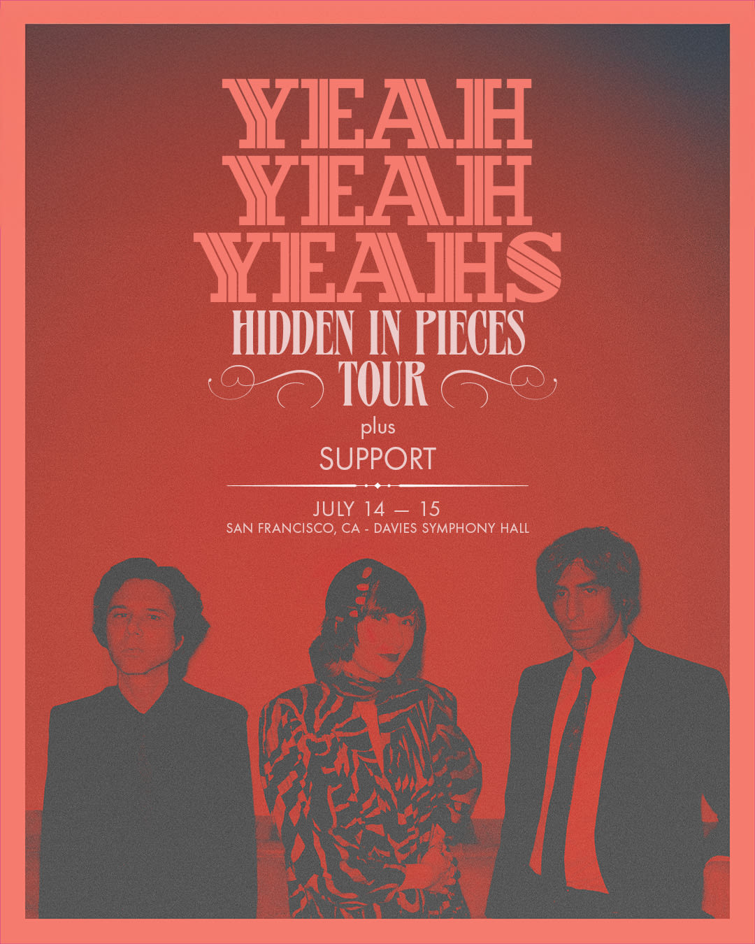 Yeah Yeah Yeahs in San Francisco at Davies Symphony Hall