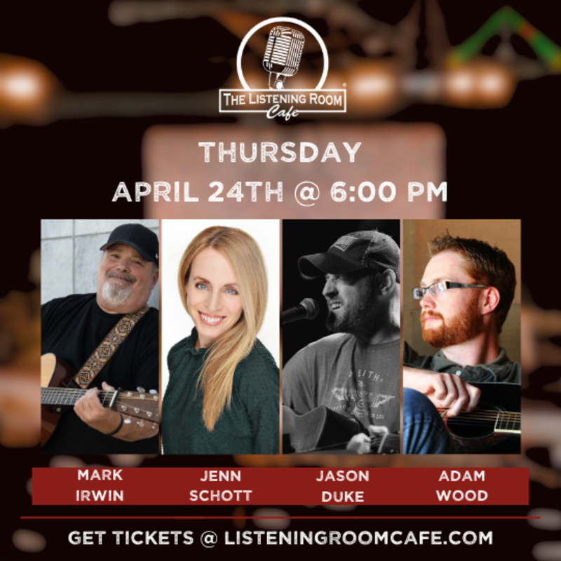 Mark Irwin, Jenn Schott, Jason Duke, & Adam Wood in Nashville at