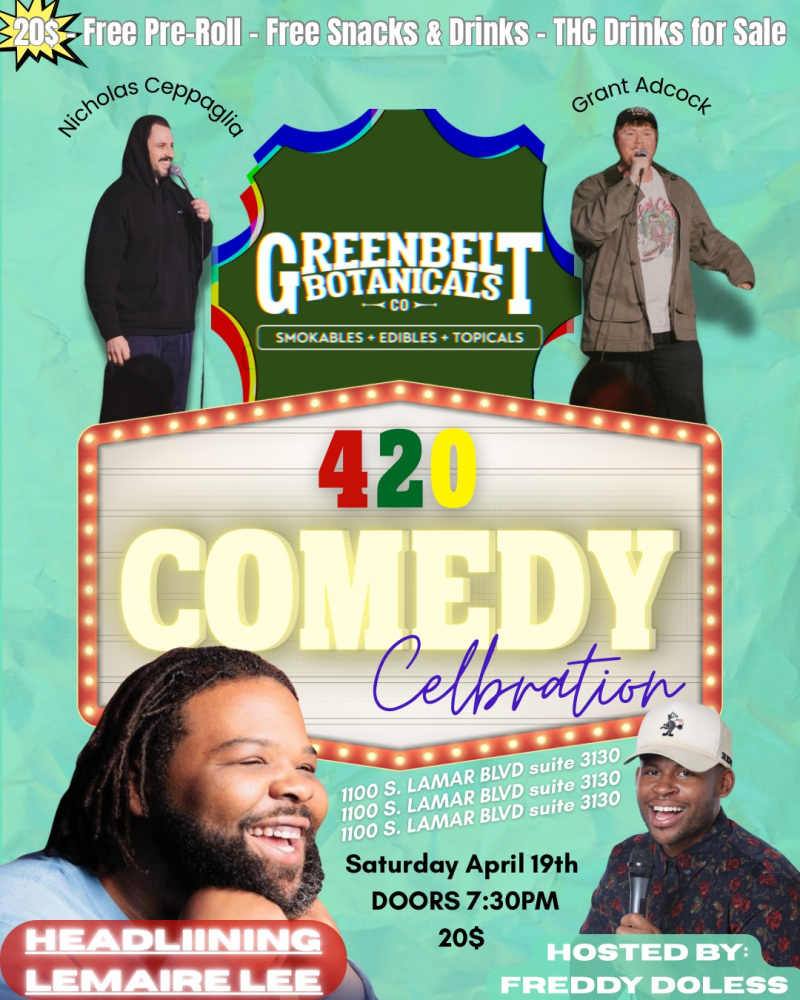 420 Comedy Celebration: Lemaire Lee Headlines! in Austin at