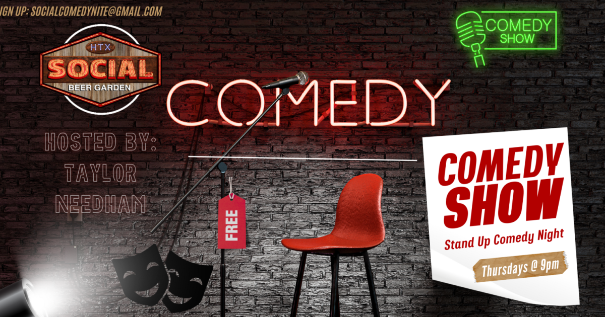 Comedy Show: Free in Houston at Social Beer Garden