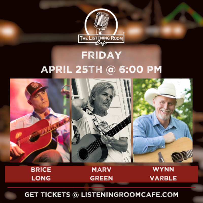 Brice Long, Marv Green, & Wynn Varble in Nashville at The