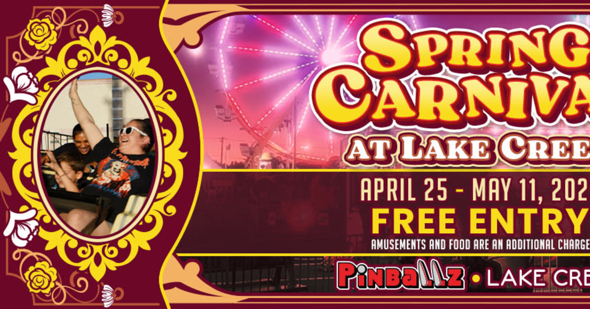 Spring Carnival 2025 at Pinballz Lake Creek in Austin at Pinballz