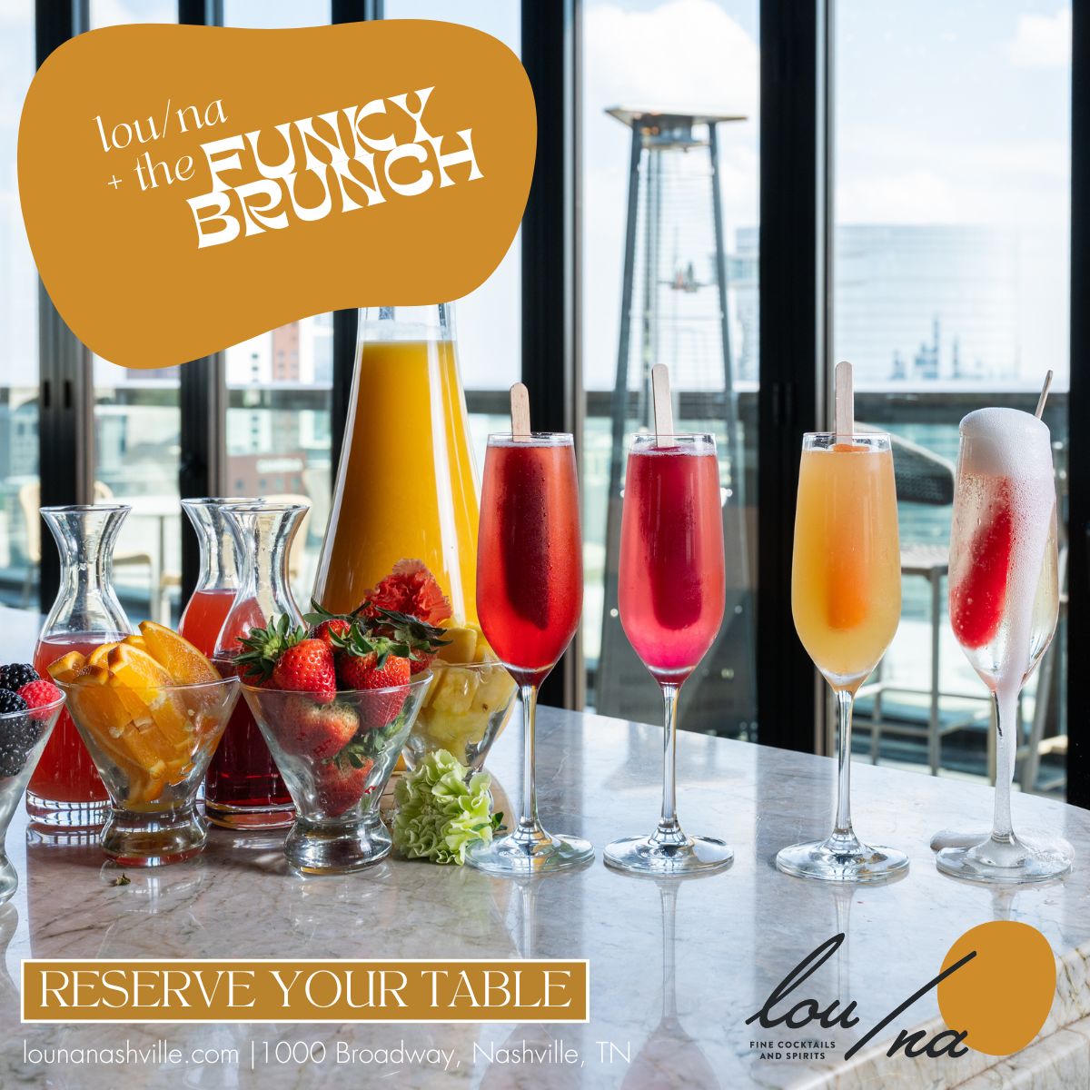 lou/na & the Funky Brunch in Nashville at Grand Hyatt Nashville