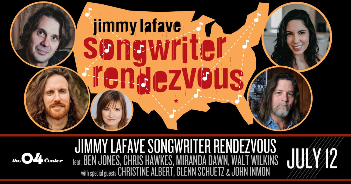 Jimmy LaFave Songwriter Rendezvous in Austin at The 04 Center
