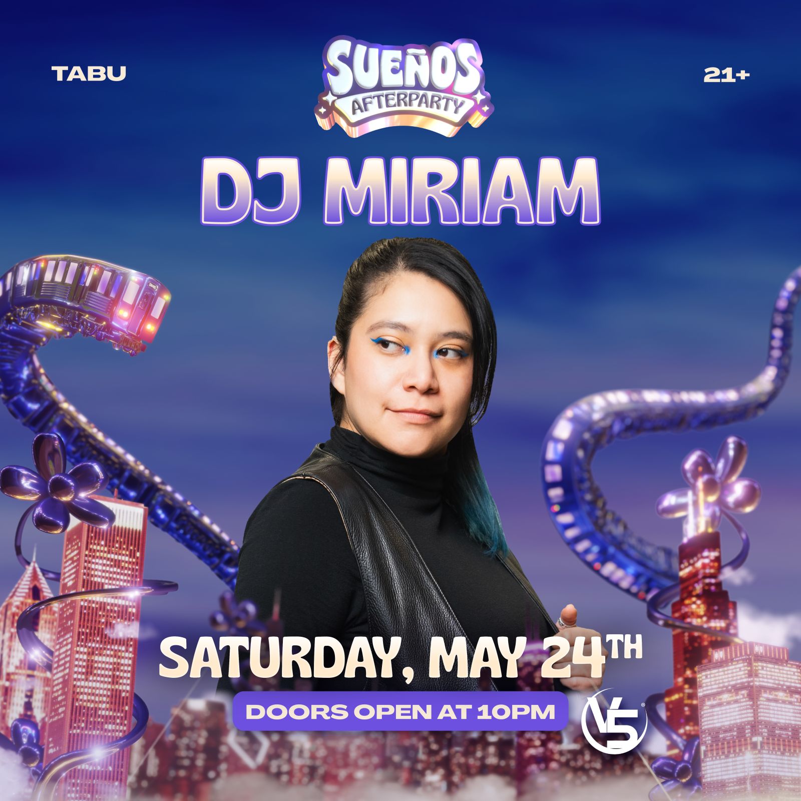 DJ Miriam in Chicago at Tabu