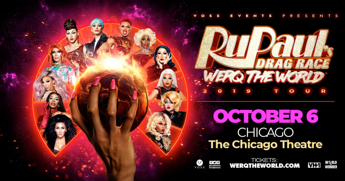 Rupaul's Drag Race: Werq The World Tour 2019 in Chicago at The