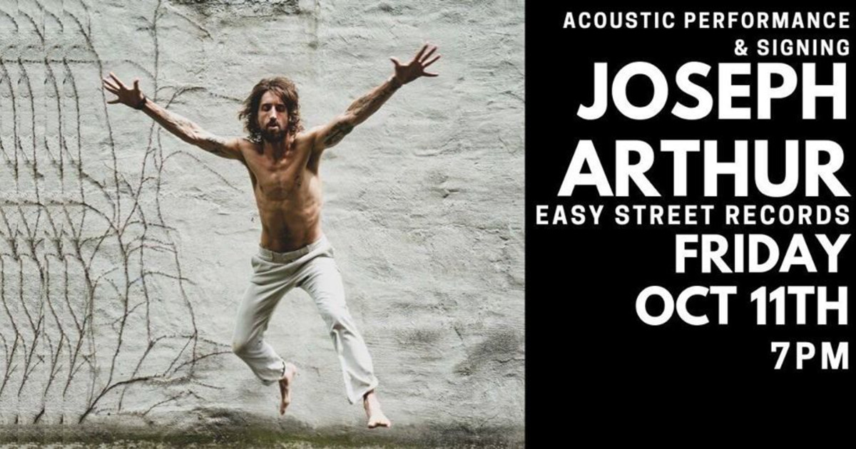 Joseph Arthur Acoustic In-Store and Signing! in Seattle at Easy