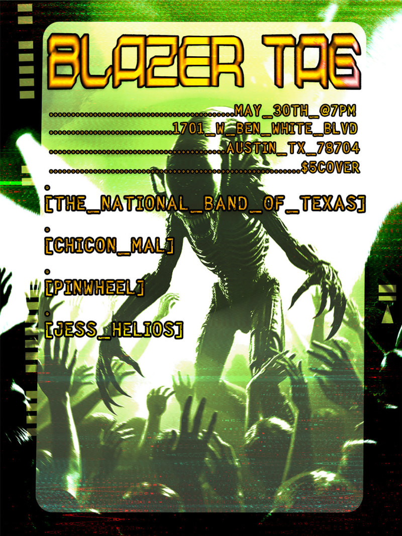 PINWHEEL w/ Jess Helios, Chicon Mal, The National Band of Texas in