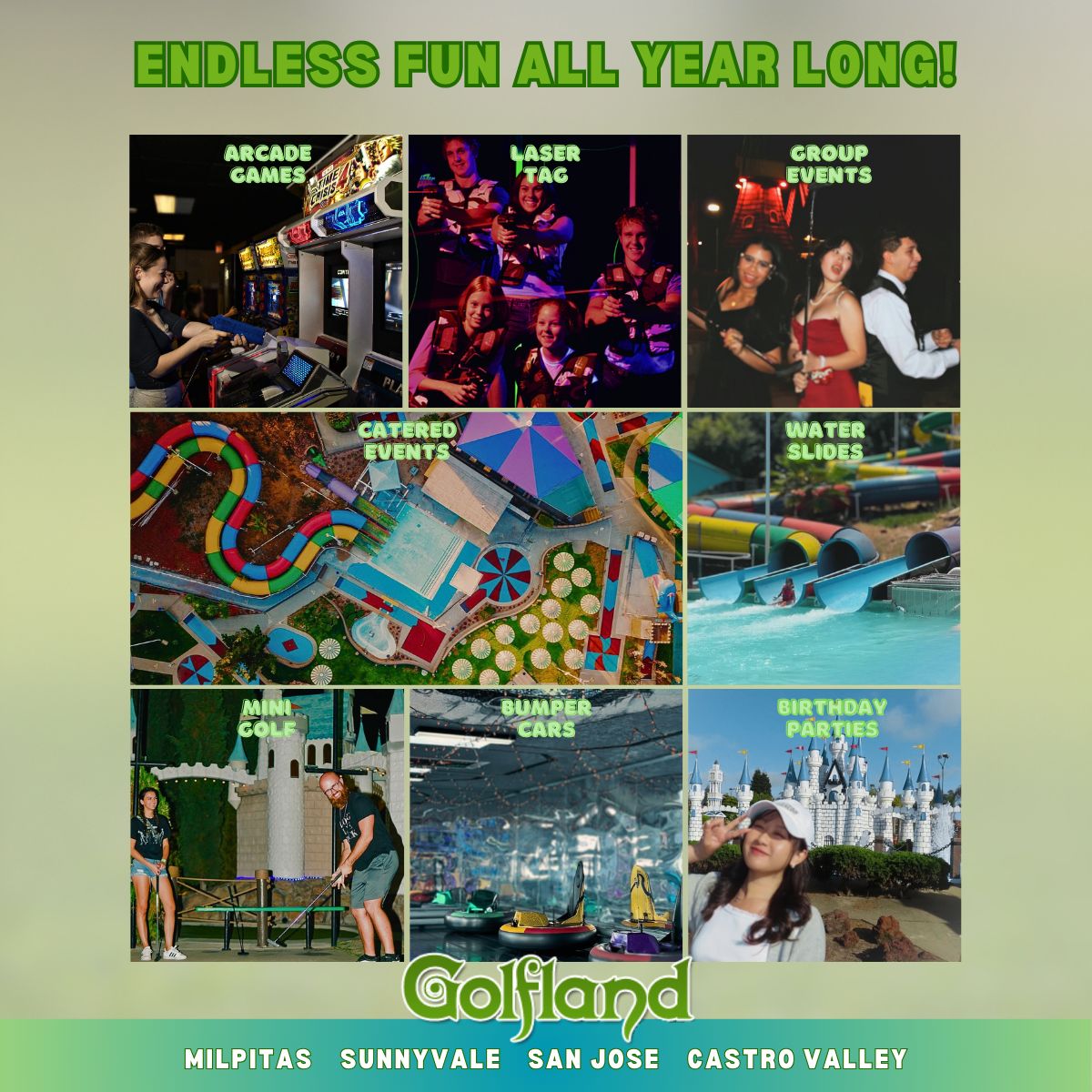Golfland Giveaway in Bay Area at Bay Area