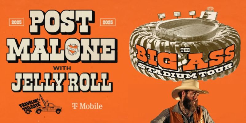 Post Malone, Jelly Roll, Sierra Ferrell in St Louis at Busch