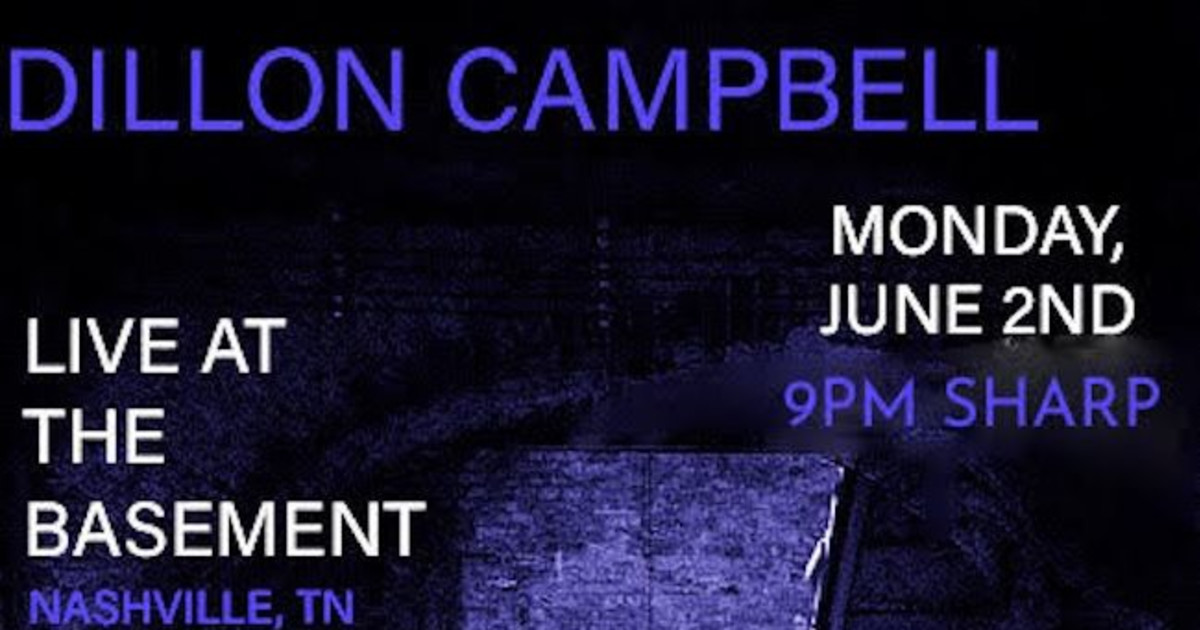 Dillon Campbell in Nashville at The Basement