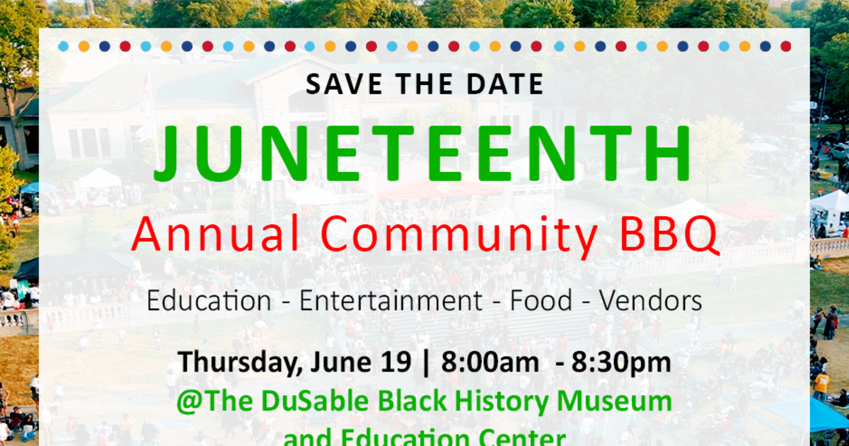 Juneteenth Annual Community BBQ in Chicago at The Dusable Black