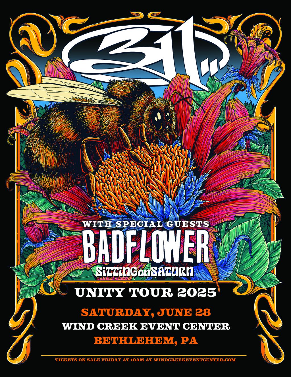311 – Unity Tour 2025 in Philadelphia at Wind Creek Event Center