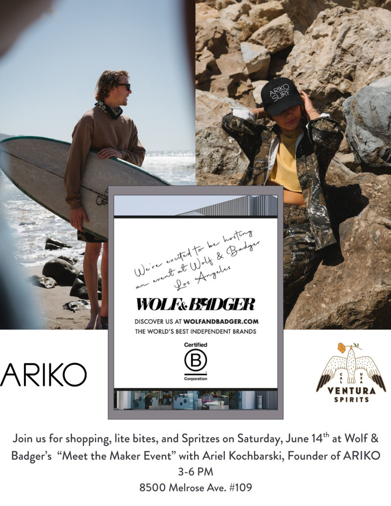 Meet the Maker: Ariel Kochbarski of ARIKO x Wolf & Badger LA in West