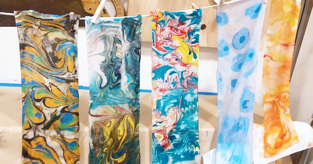 Intro to Water Marbling: Create Swirling Color Patterns on Wood,