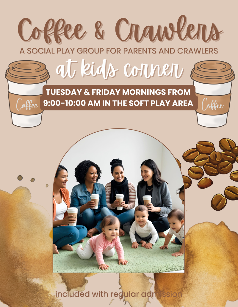 Coffee & Crawlers in Nashville at Kids Corner Murfreesboro