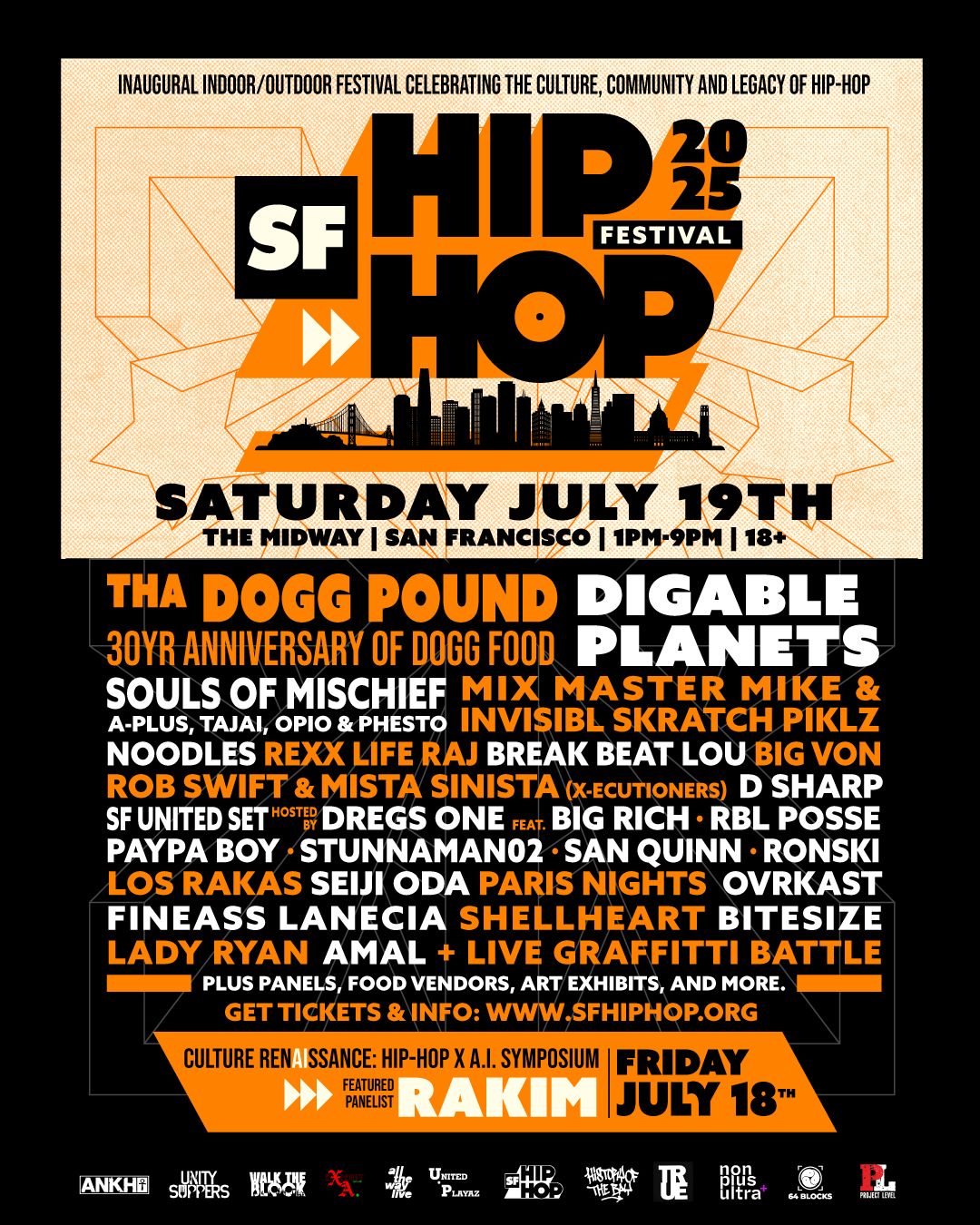 SF Hip-Hop Festival 2025 in San Francisco at The Midway