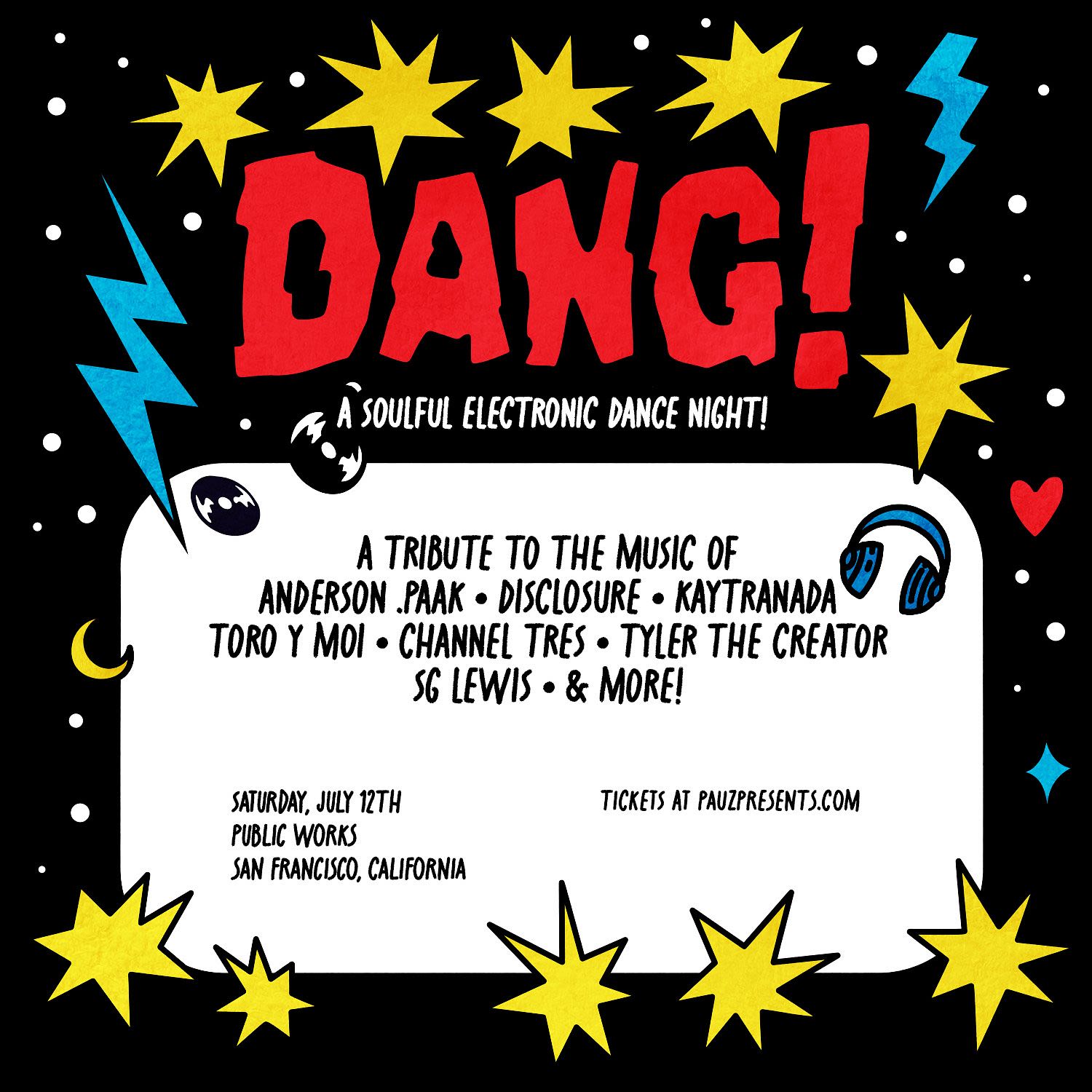 DANG! A Soulful Electronic Dance Night in San Francisco at Public