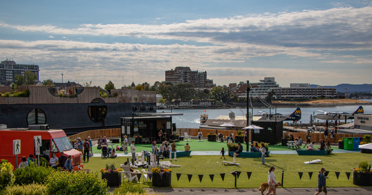 Summer at Ship Point in Victoria at Ship Point