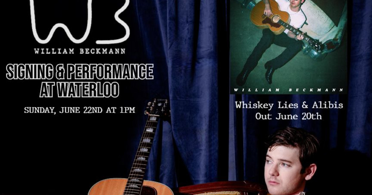 WILLIAM BECKMANN In-Store Performance & Record Signing in