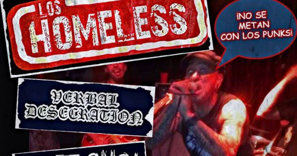 Los Homeless / Verbal Desecration / Cartucho en Tijuana en