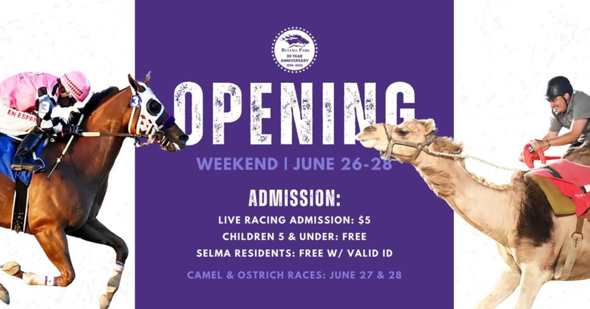Opening Weekend at Retama Park! in San Antonio at Retama Park