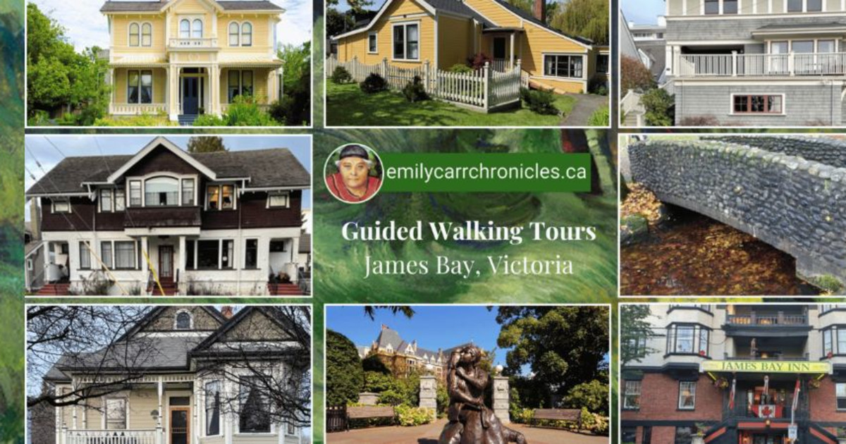 Emily Carr Guided Walking Tour in James Bay, Victoria in VICTORIA