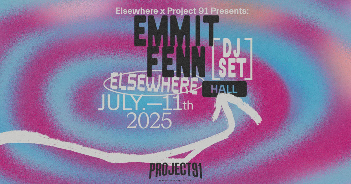 Emmit Fenn (DJ Set) in Brooklyn at Elsewhere