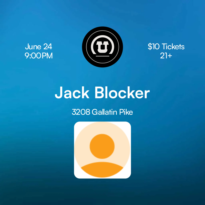 Jack Blocker in Nashville at The Underdog