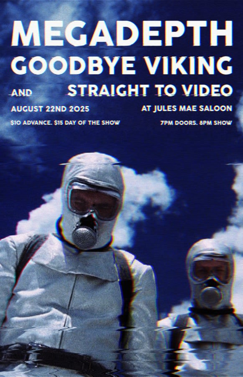Megadepth // Goodbye Viking // Straight to Video in Seattle at