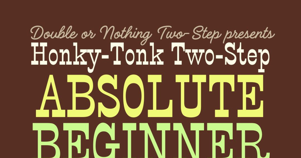 ⭐ Honky-Tonk Two-Step: Absolute Beginner Studio Series (Part 1)
