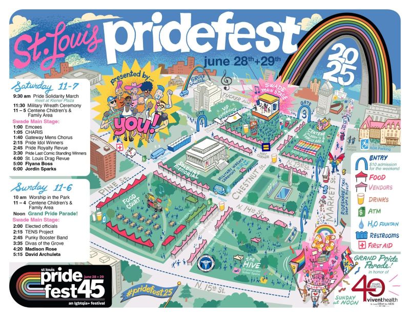 Pridefest 45: Wisdom. Strength. Loyalty. in Saint Louis at